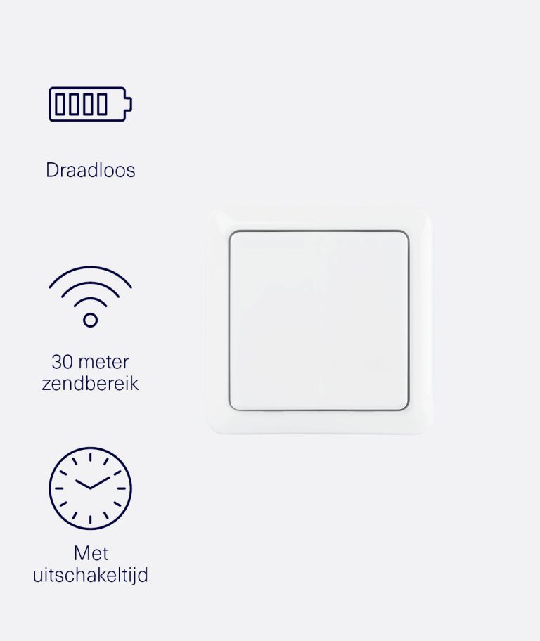 Draadloze wandschakelaar - KlikAanKlikUit